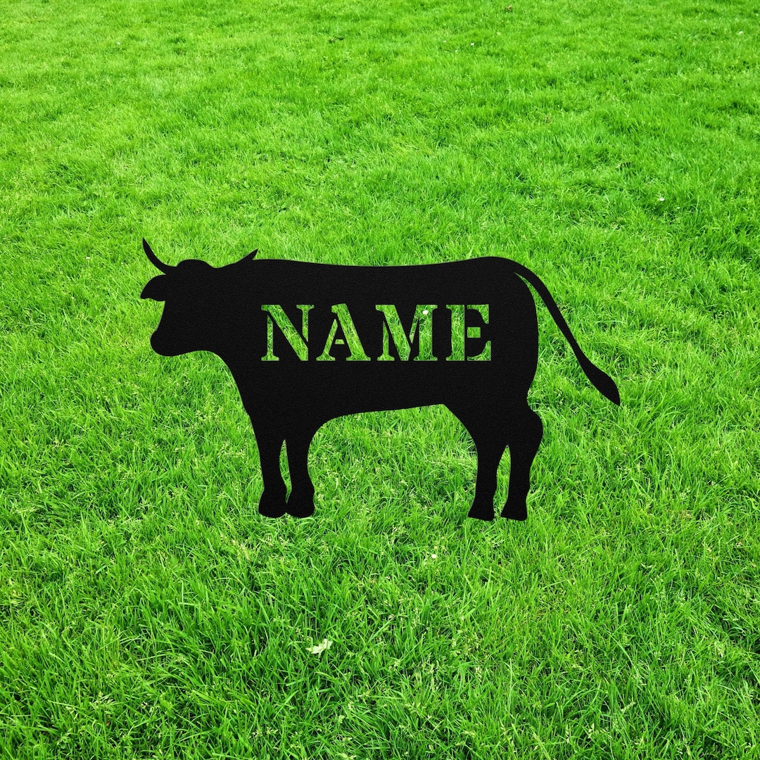 Ox Yard Statue Stake, Ox Memorial Wind Chime Outdoor Garden Art Decor ...