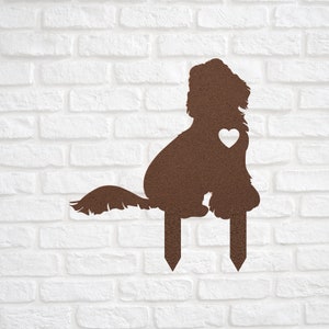 Personalized Labradoodle Garden Statue Stake, Custom Labradoodle ...