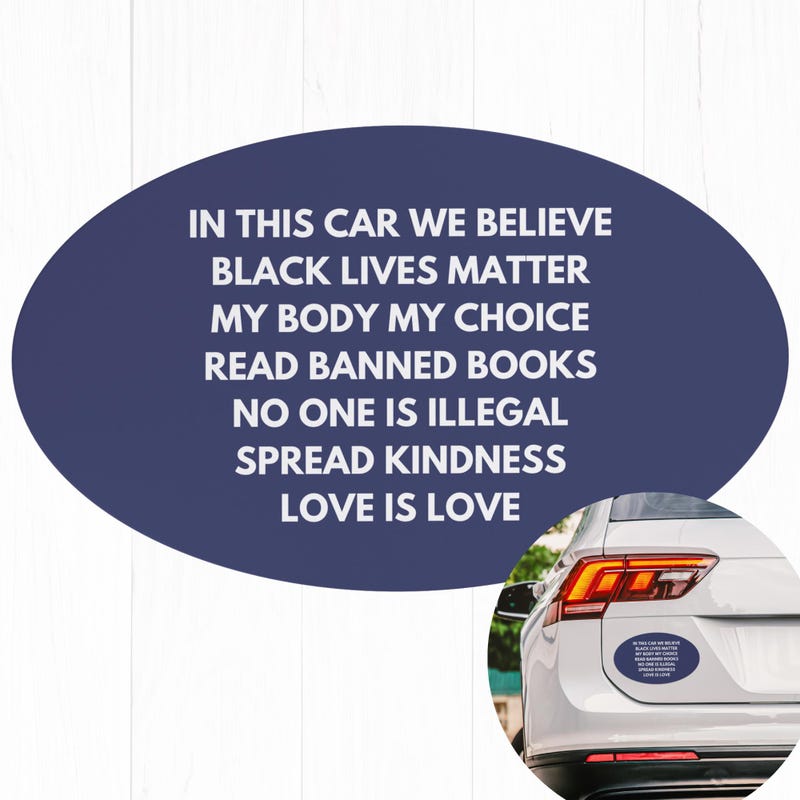 We Believe Car Magnet - Etsy