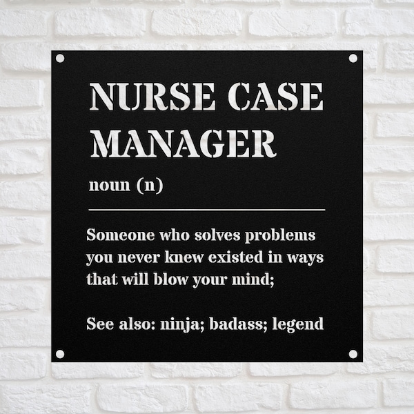 Funny Nurse Manager Signs - Etsy