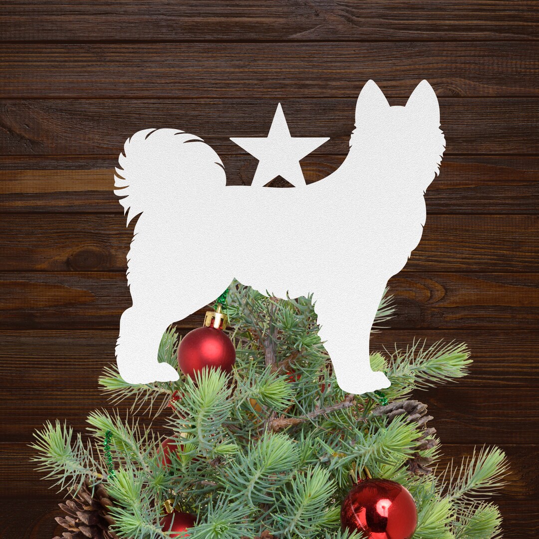 Alaskan Klee Kai Tree Topper Christmas Holiday Decoration, Custom ...