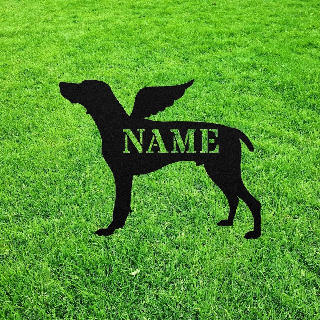 German Shorthaired Pointer Angel Wings Gsp Statue Figurine Garden Stone ...