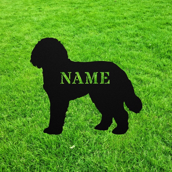 Dog Garden Statue Goldendoodle - Etsy