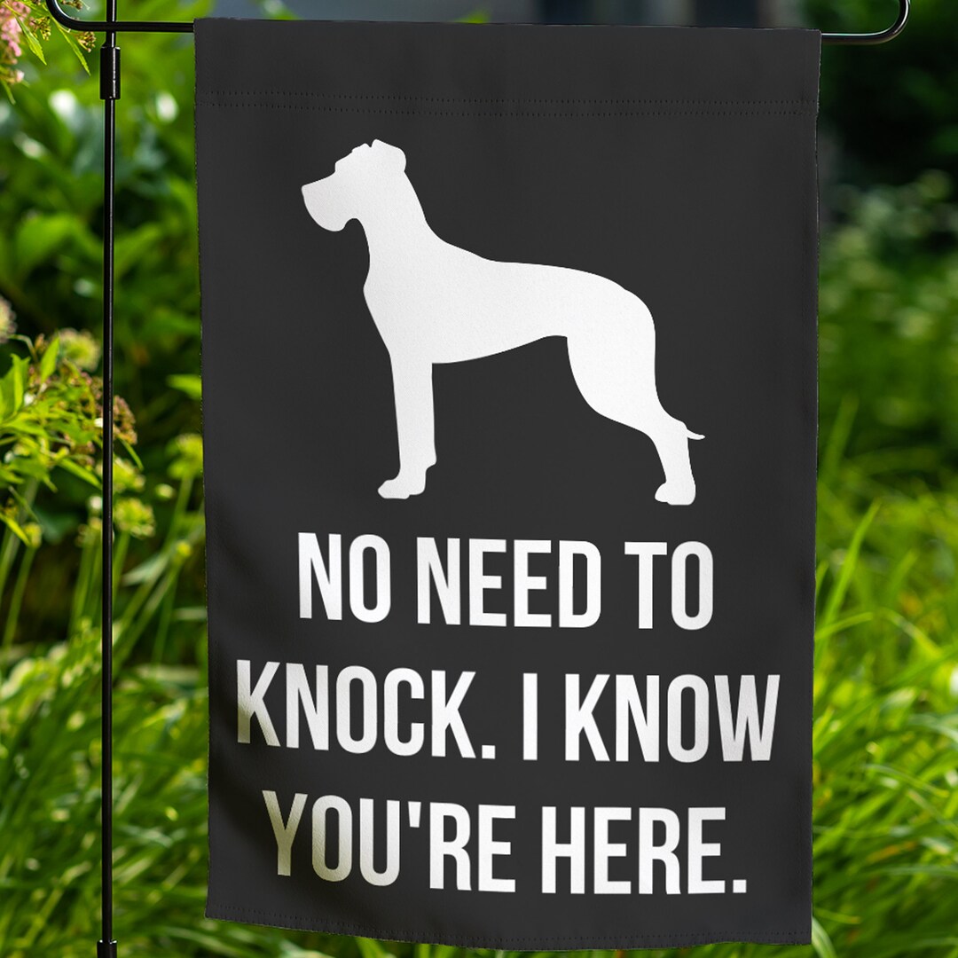 Great Dane Garden Flag Yard Sign Art Banner Great Dane Gift Lover ...
