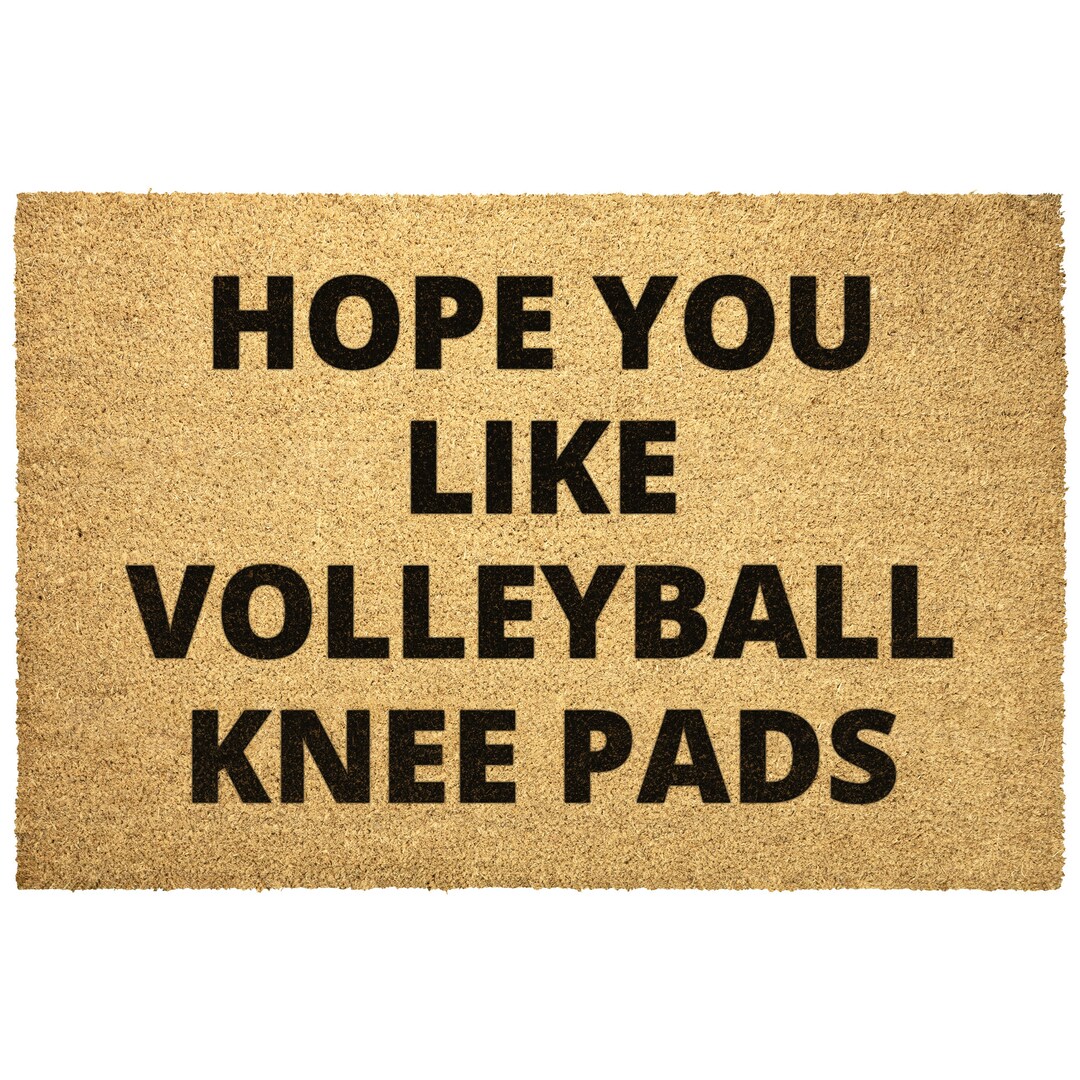 Volleyball Gift Doormat, Volleyball Player Gift, Volleyball Door Mat ...