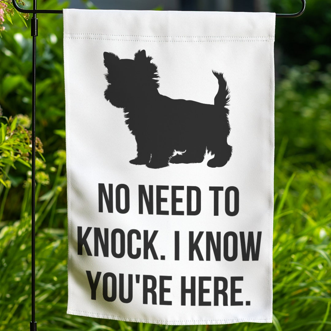 Yorkie Poo Garden Flag Yard Sign Art Banner Yorkie Poo Gift Lover ...