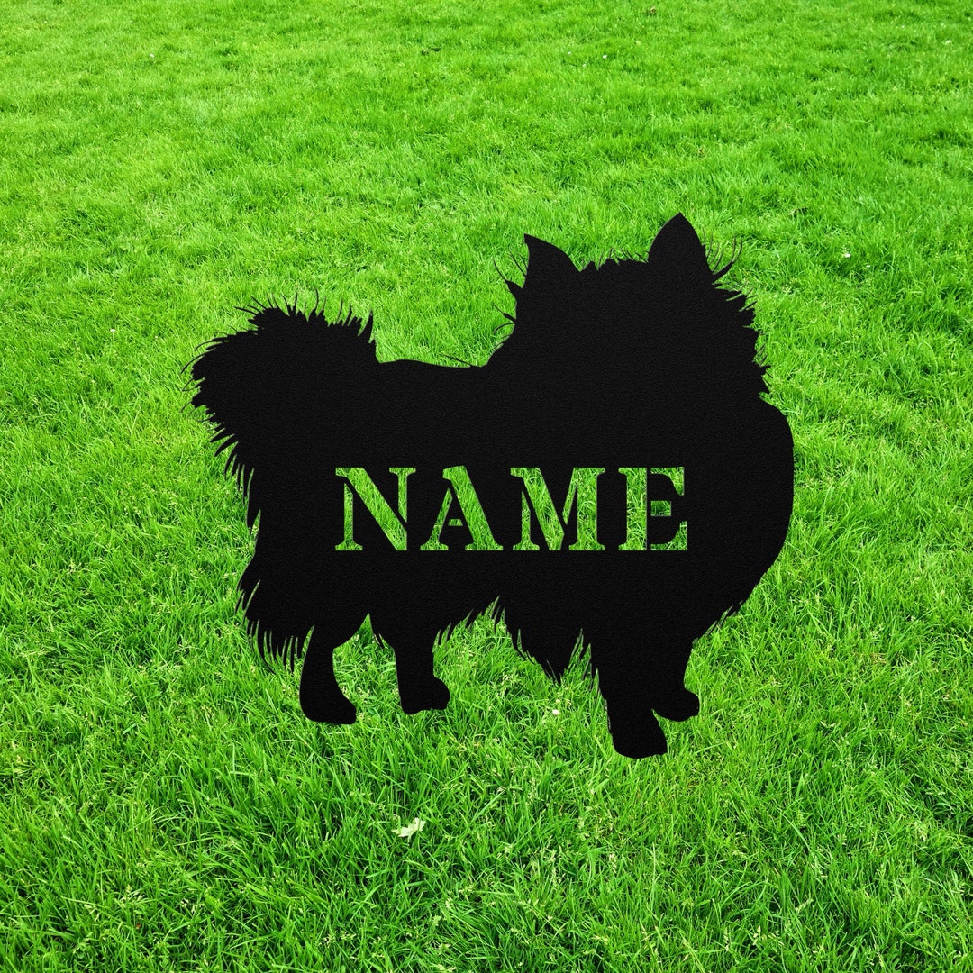 Pomapoo Garden Statue Stake, Custom Pomapoo Outdoor Yard Art Decor ...