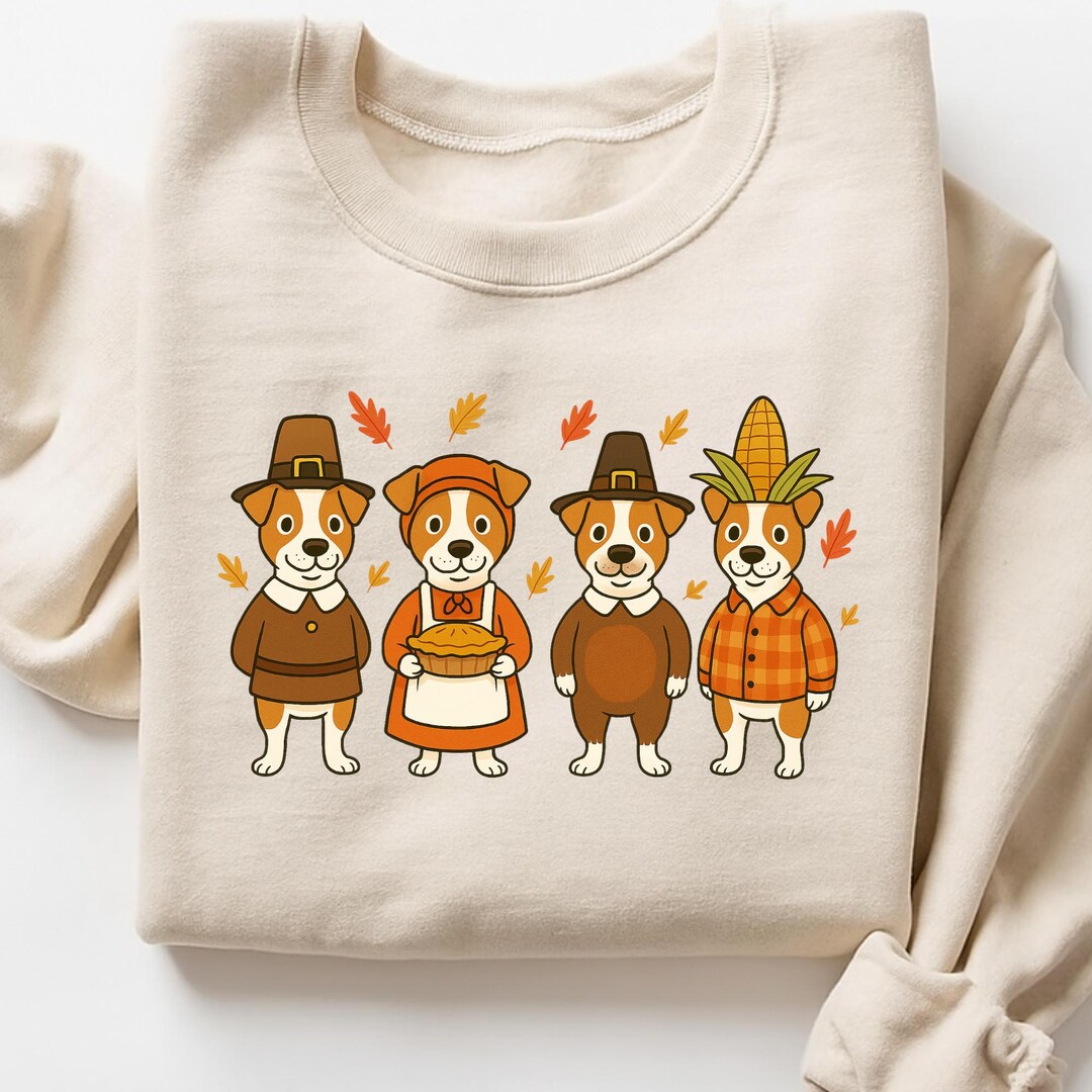 Parson Russell Terrier Thanksgiving Sweatshirt, Russell Terrier Fall ...
