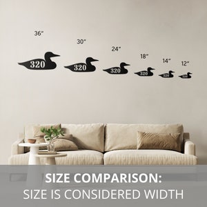 Personalized Loon Address House Number Sign Cabin Cottage Lake House ...