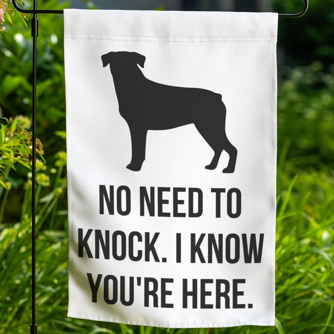 Rottweiler Garden Flag Yard Sign Art Banner Rottweiler Gift Lover ...