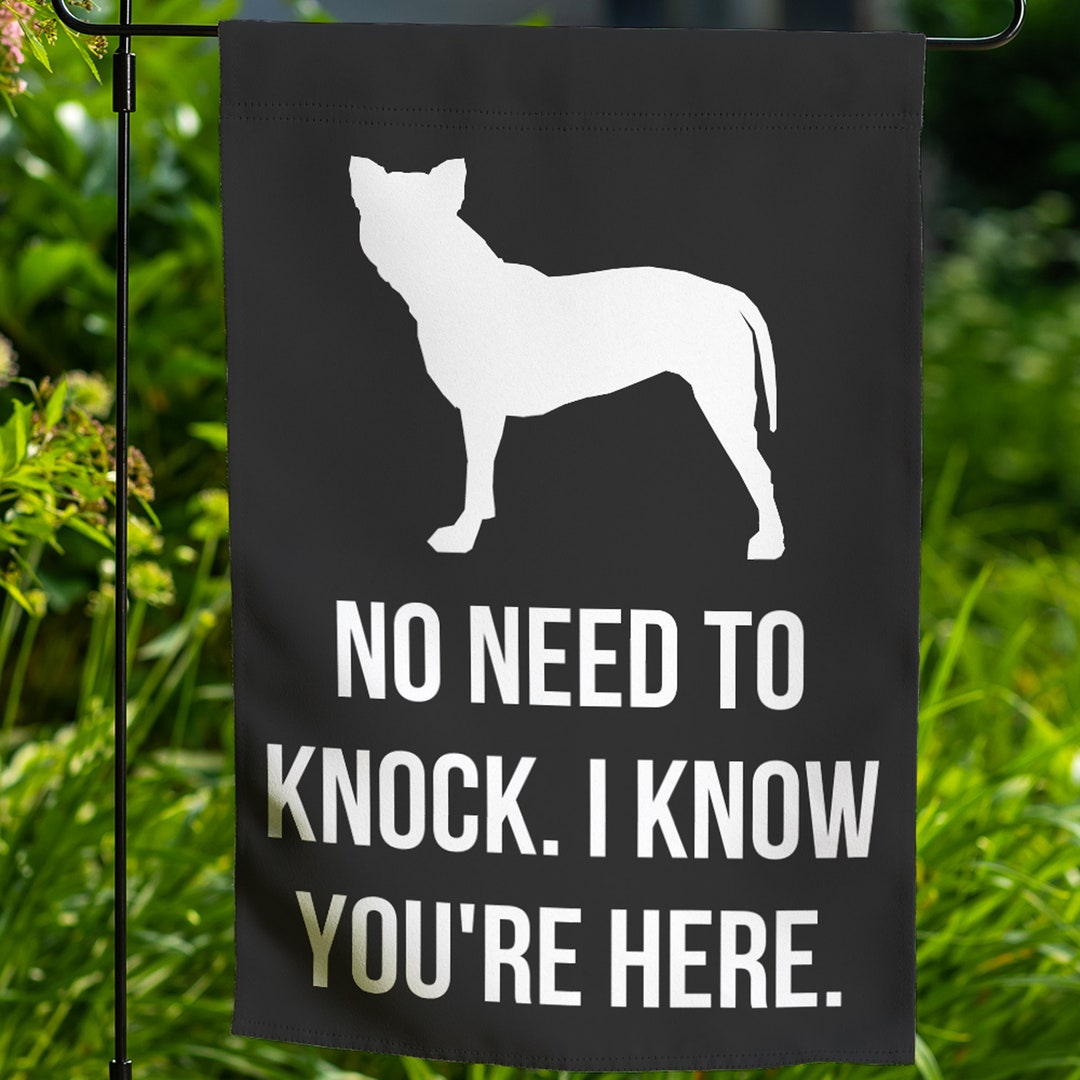Pitbull Garden Flag Yard Sign Art Banner Pitbull Gift Lover Outdoor ...