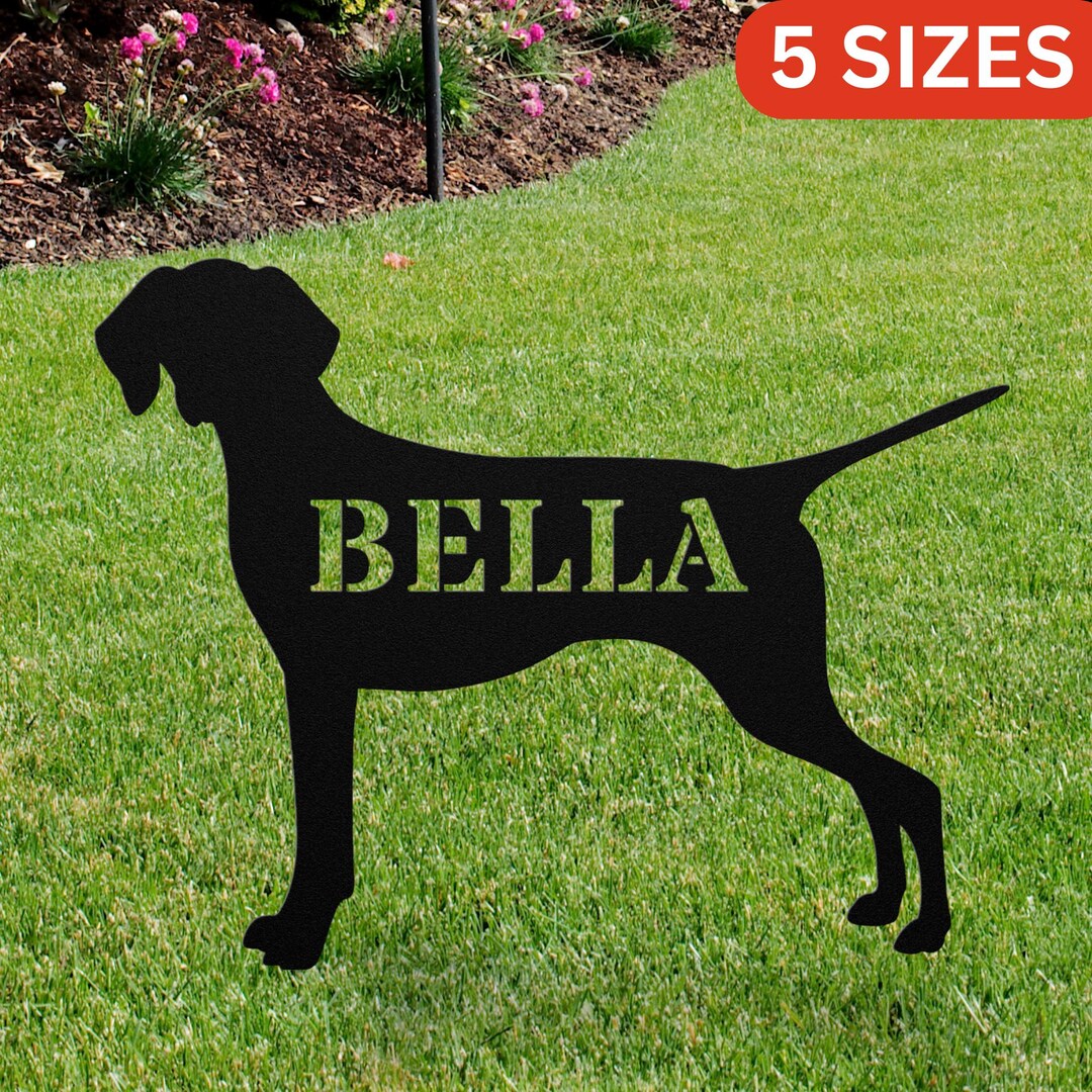 Personalized English Pointer Yard Statue Stake, Custom English Pointer ...