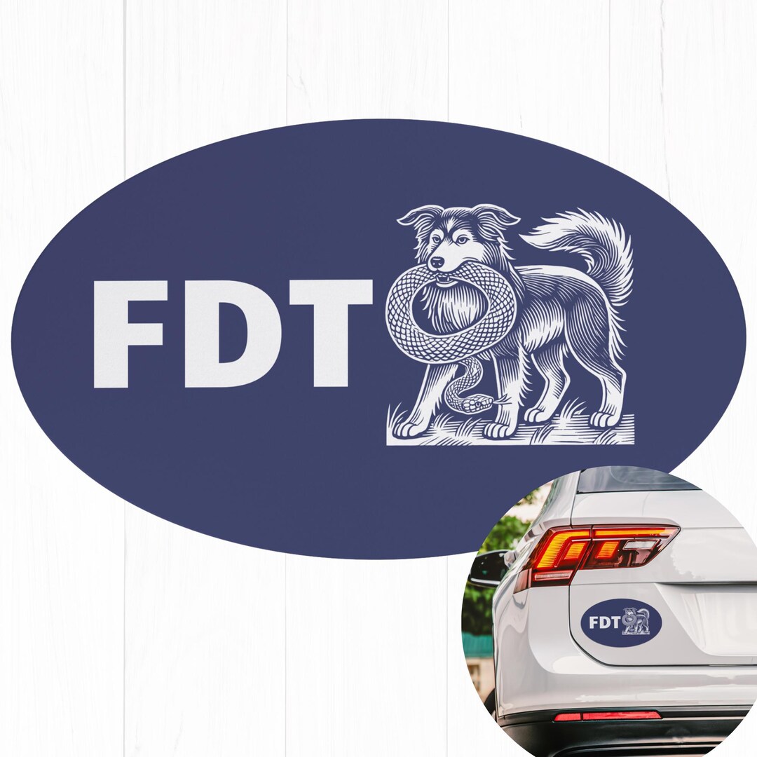 Subtle Anti Trump Car Magnet Bumper Fdt Feminist Car Magnet, Liberal ...