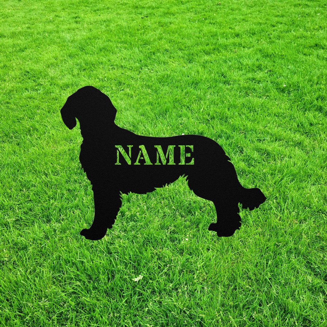 German Longhaired Pointer Yard Statue Glp Dog Memorial Wind Chime ...