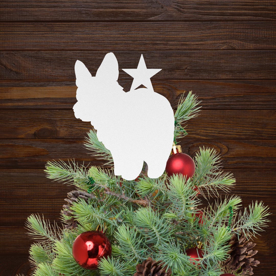 Corgi Tree Topper Christmas Holiday Decoration Ornament Dog Gift Ideas ...