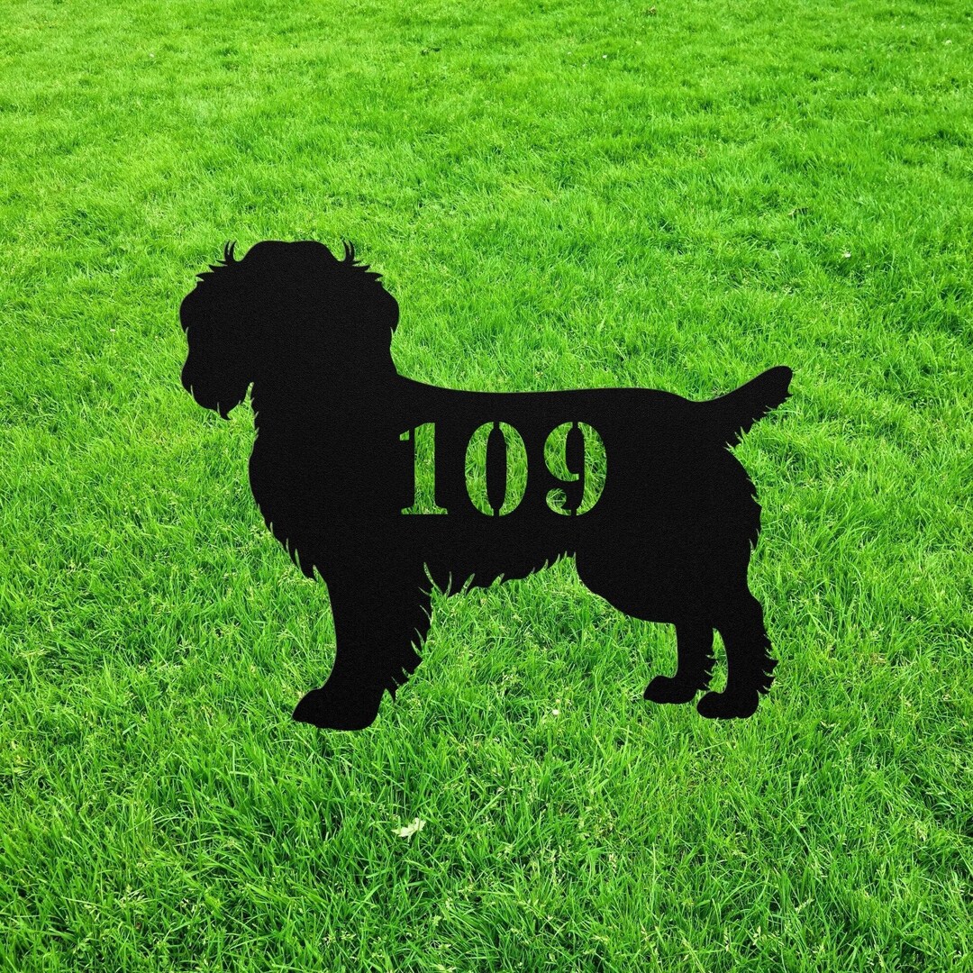 Boykin Spaniel House Number Sign Yard Address Plaque Garden Lawn Stake ...