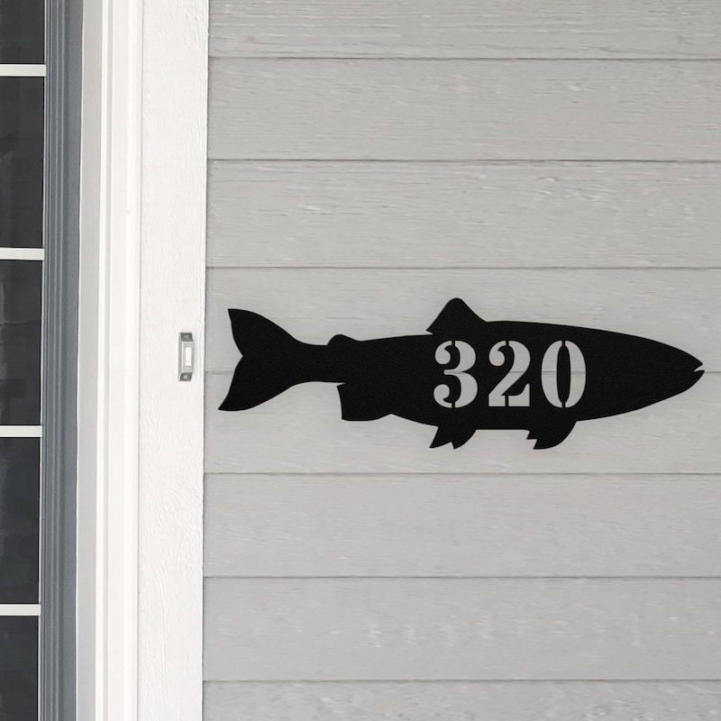 Coastal House Number - Etsy