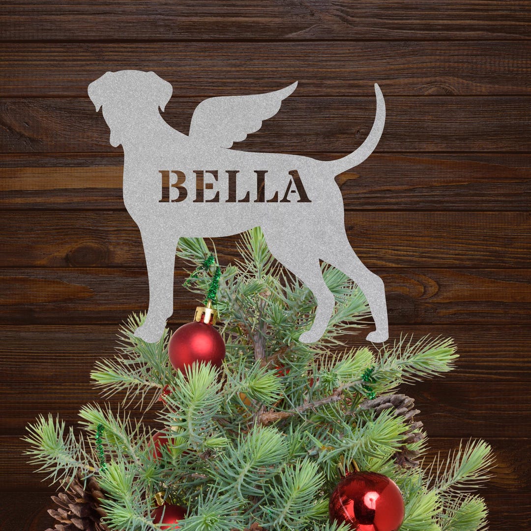 Boxer Dog Tree Topper Christmas Holiday Decoration Ornament Dog Gift ...