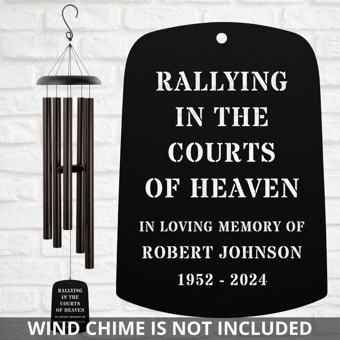 Pickleball Wind Chime Sail Pickleball Memorial Pickleball Player Loss ...
