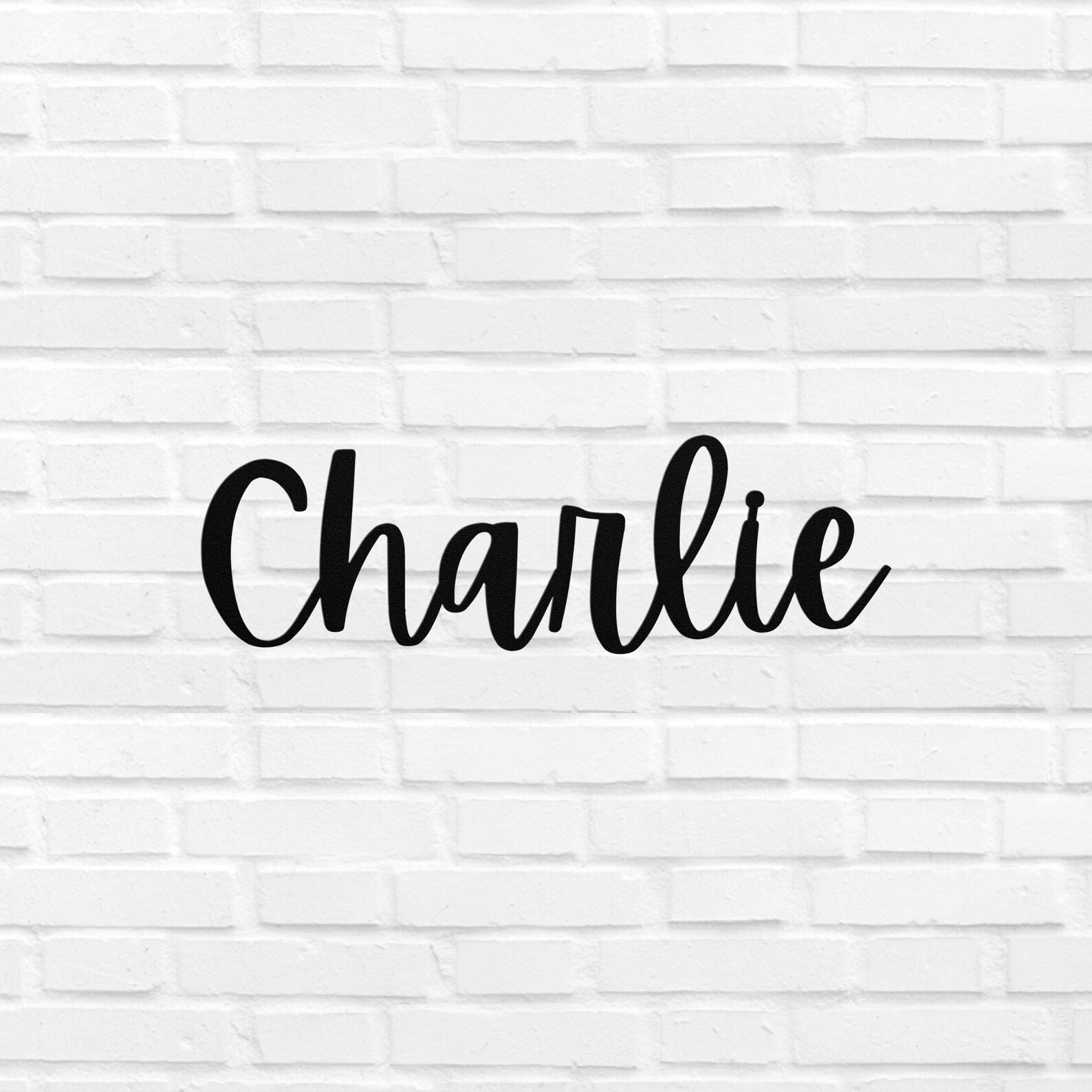 Charlie Sign Metal Name Cutout Gift for Charlie Boy - Etsy