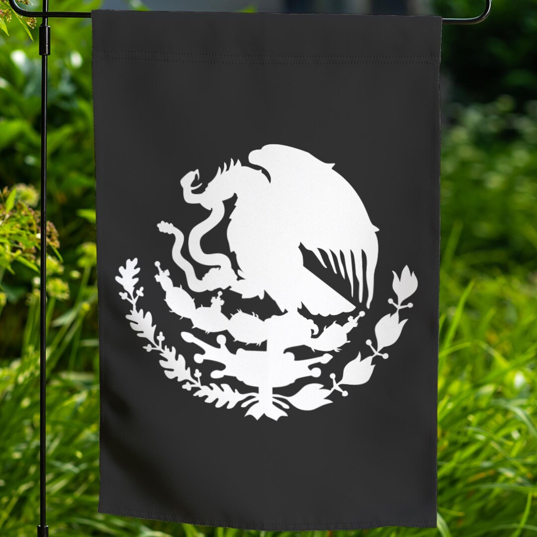 Mexican Coat of Arms Garden Flag, Escudo Nacional De México, Mexico ...