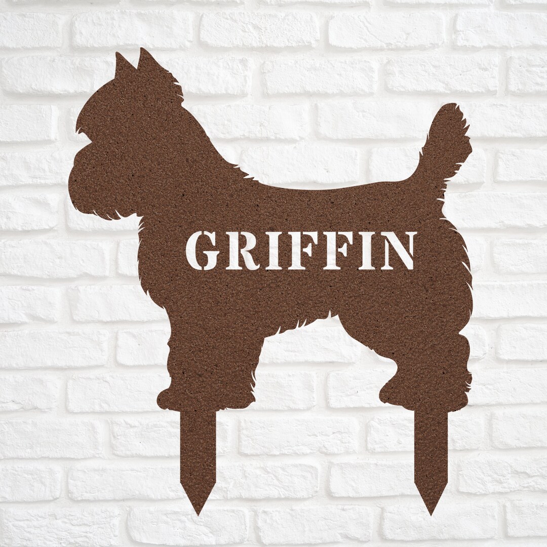 Personalized Cairn Terrier Garden Statue Stake Custom Cairn Terrier ...