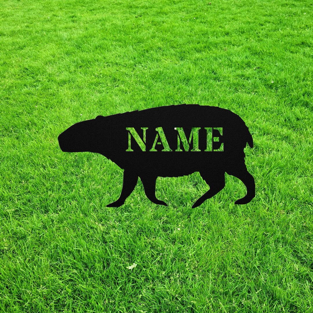 Capybara Memorial Stake Loss of Capybara Wind Chime Heart Grave Marker ...