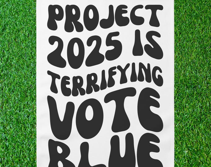 Stop Project 2025 Yard Sign Coroplast Vote Democrat Lawn Sign, Election ...