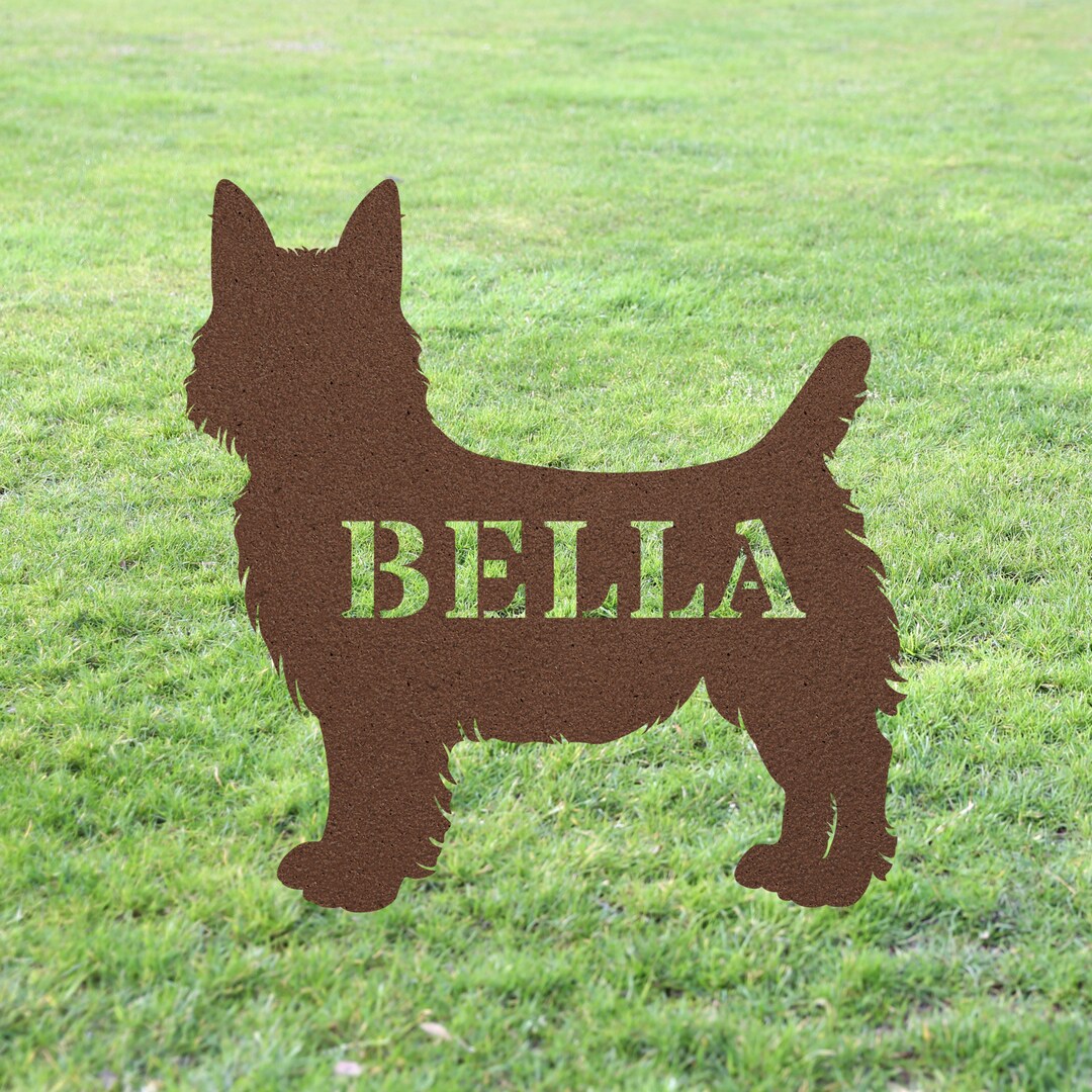 Personalized Australian Terrier Statue Stake, Custom Australian Terrier ...