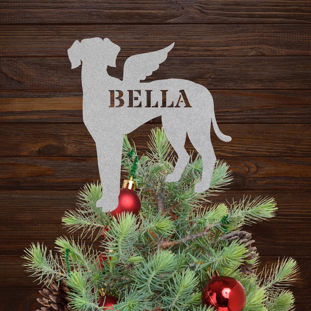 Rhodesian Ridgeback Tree Topper Christmas Holiday Decoration Ornament ...
