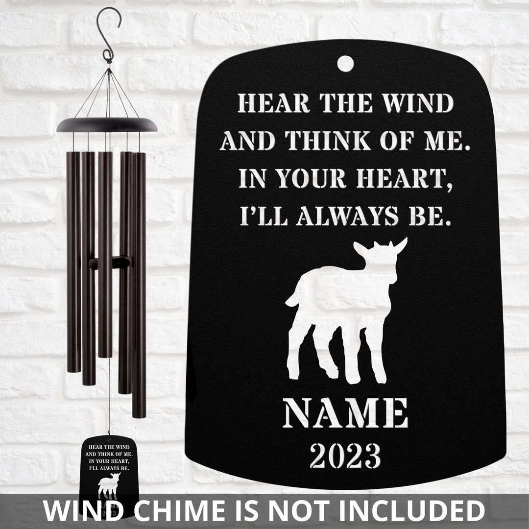 Pygmy Goat Wind Chime Sail Pygmy Goat Memorial Pygmy Goat Loss Gift ...