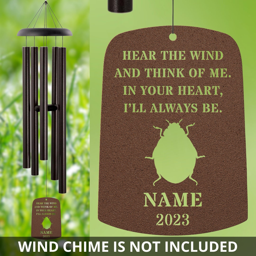 Ladybug Wind Chime Sail Ladybug Memorial Ladybug Loss Gift Sympathy ...