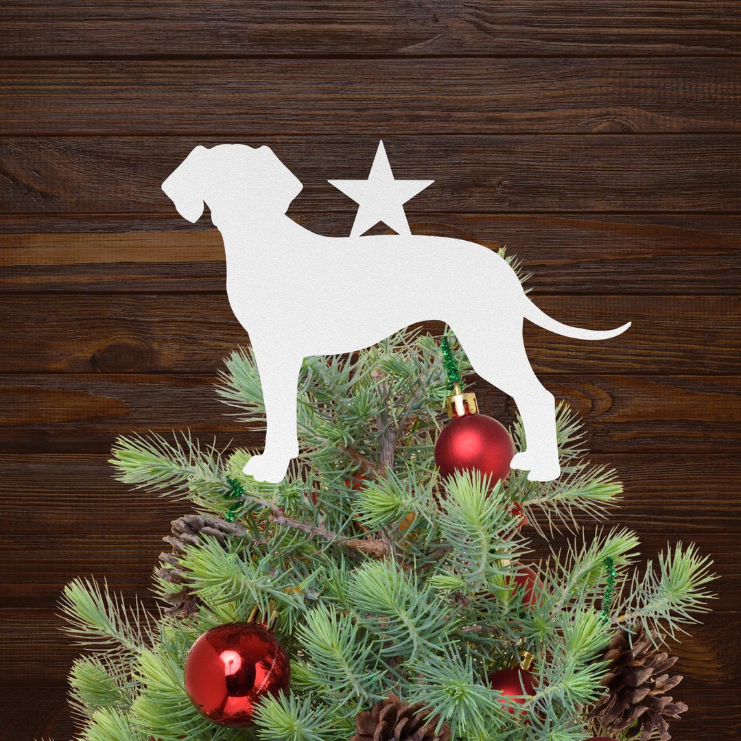 Plott Tree Topper Christmas Plott Hound Holiday Decoration Ornament Dog ...