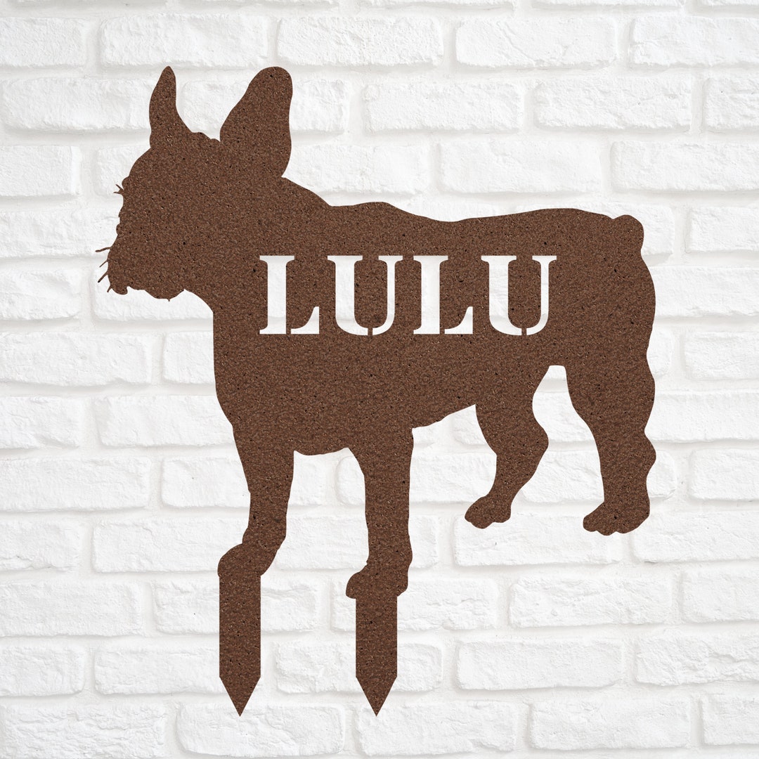 Personalized Frenchie Garden Statue Stake, Custom Frenchie Dog Outdoor ...