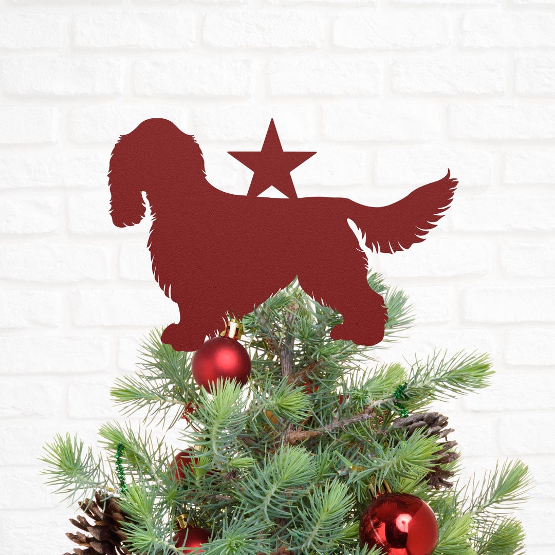 English Springer Spaniel Tree Topper Christmas Holiday Decoration ...