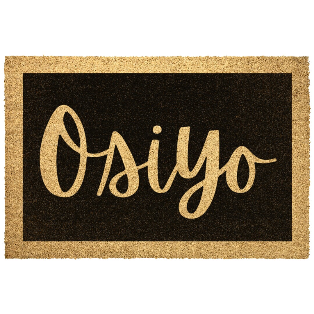 Osiyo Cherokee Hello Doormat Outdoor Rug - Etsy