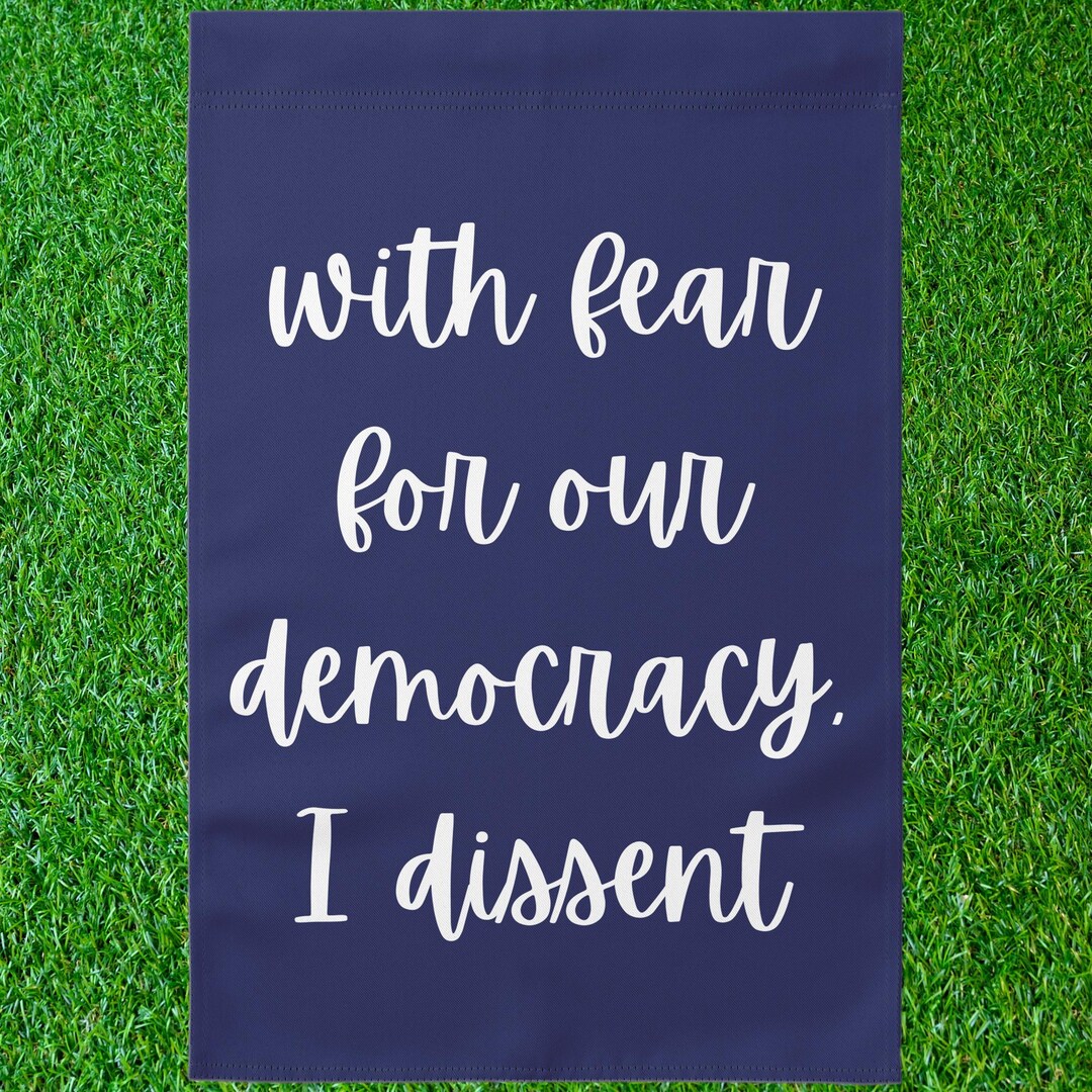 Dissent Flag, Vote Flag, Anti-trump Flag, Democracy Garden Flag, Kamala ...