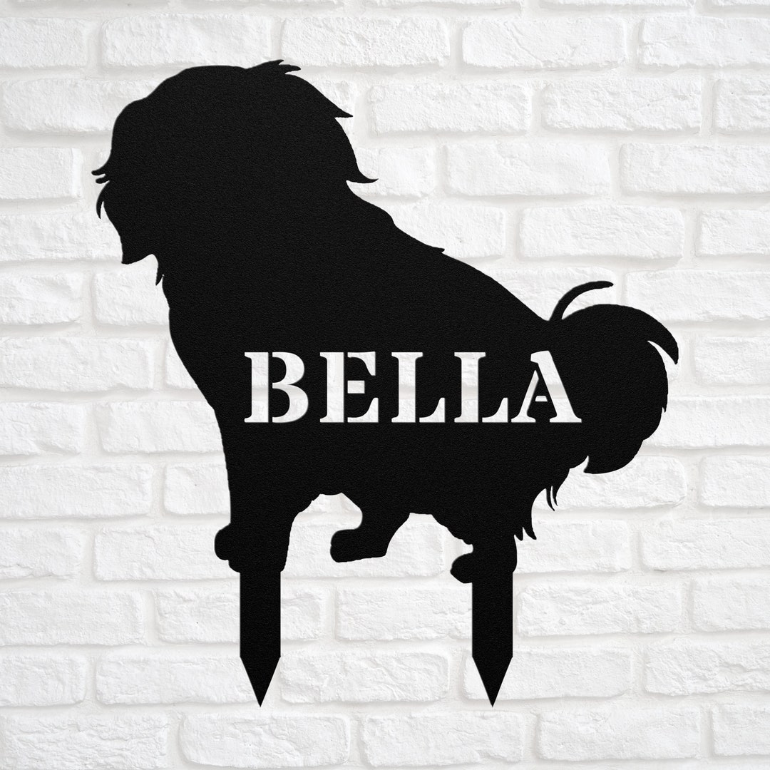Personalized Japanese Chin Yard Statue Stake, Custom Japanese Chin ...