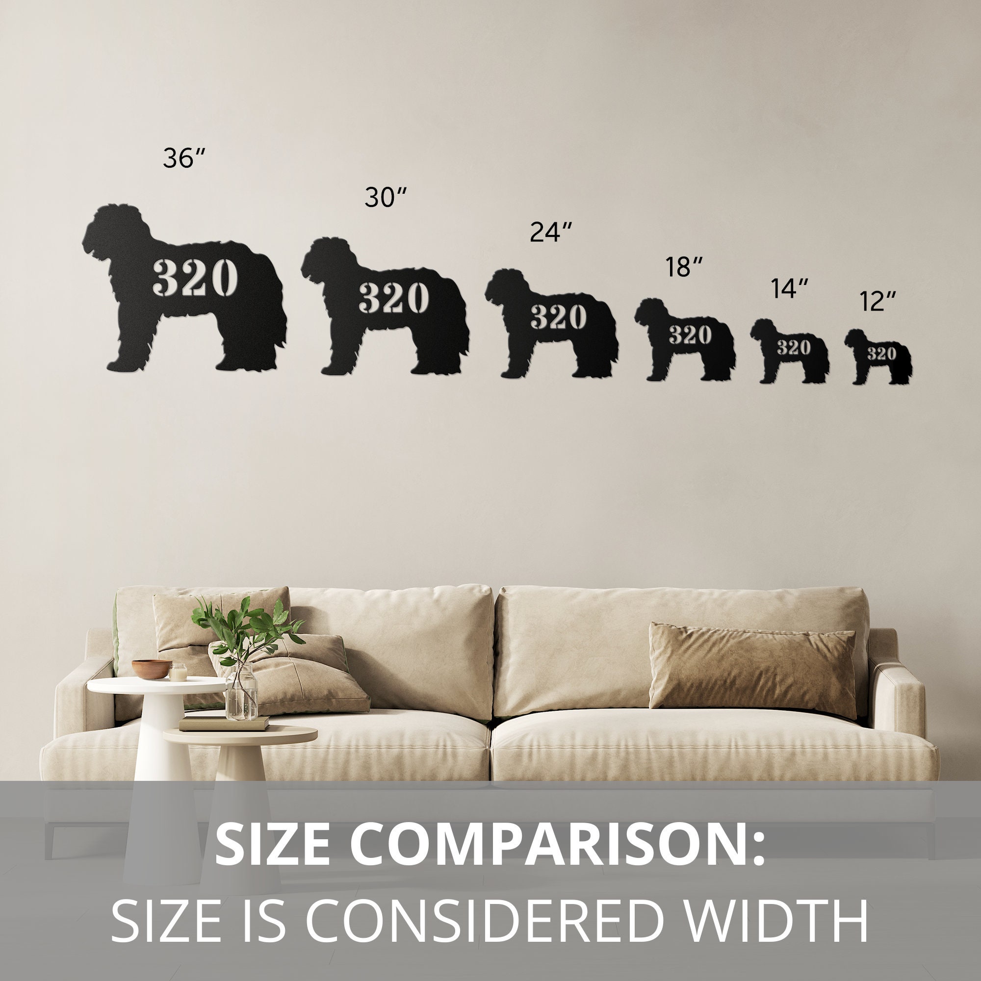 Personalized Bernedoodle Address House Number Sign Metal Wall Art ...