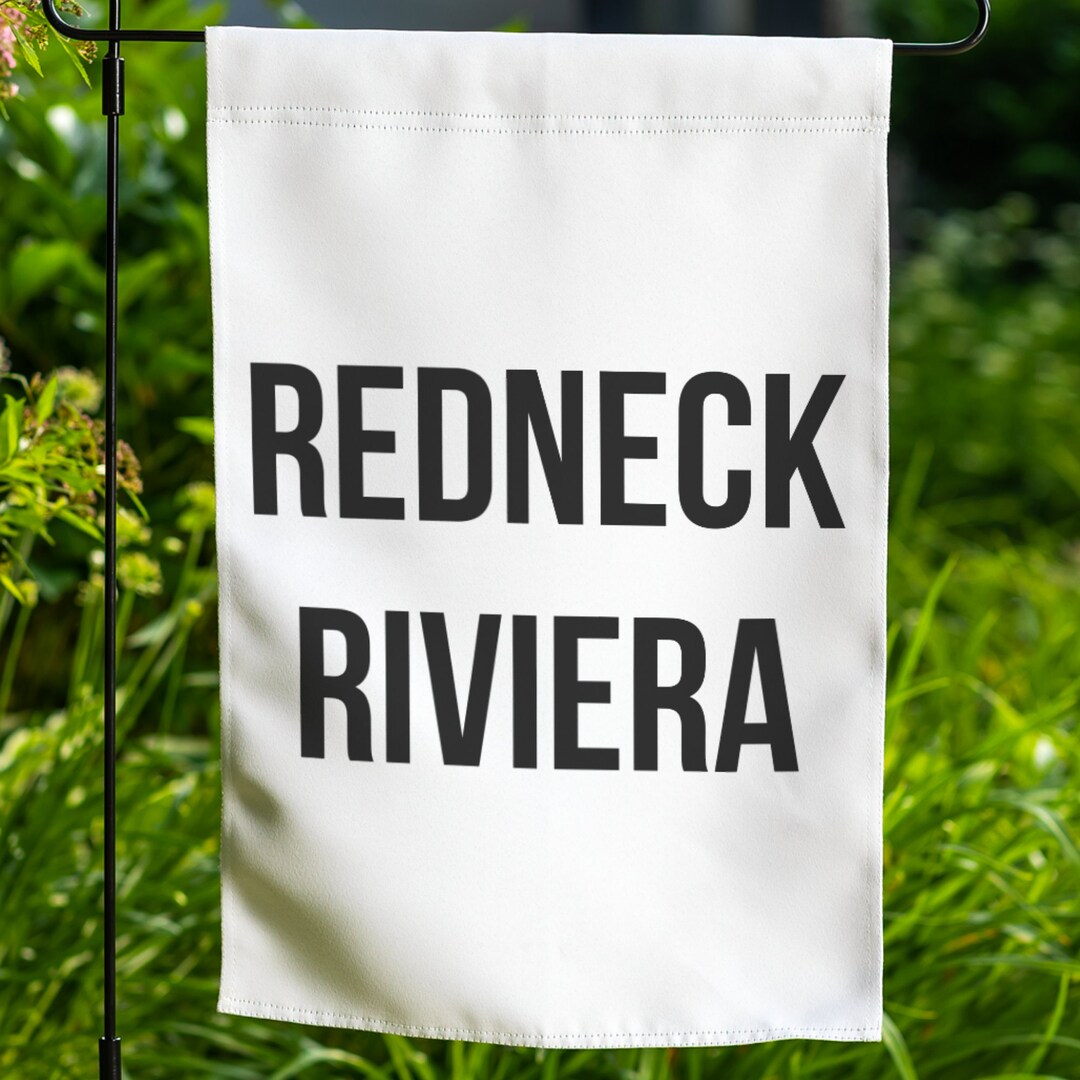 Redneck Riviera Garden Flag Banner Yard Sign Florida Mississippi ...