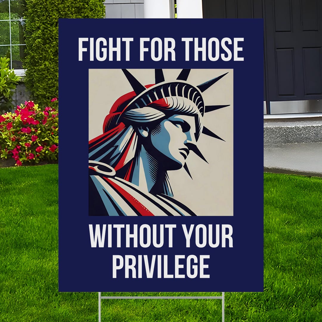 Fight for Those Without Your Privilege No King Subtle 8647 Anti Trump ...