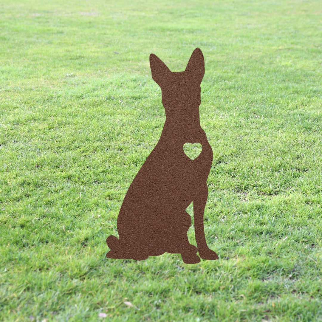 Personalized Basenji Garden Statue Stake, Custom Basenji Outdoor Yard ...