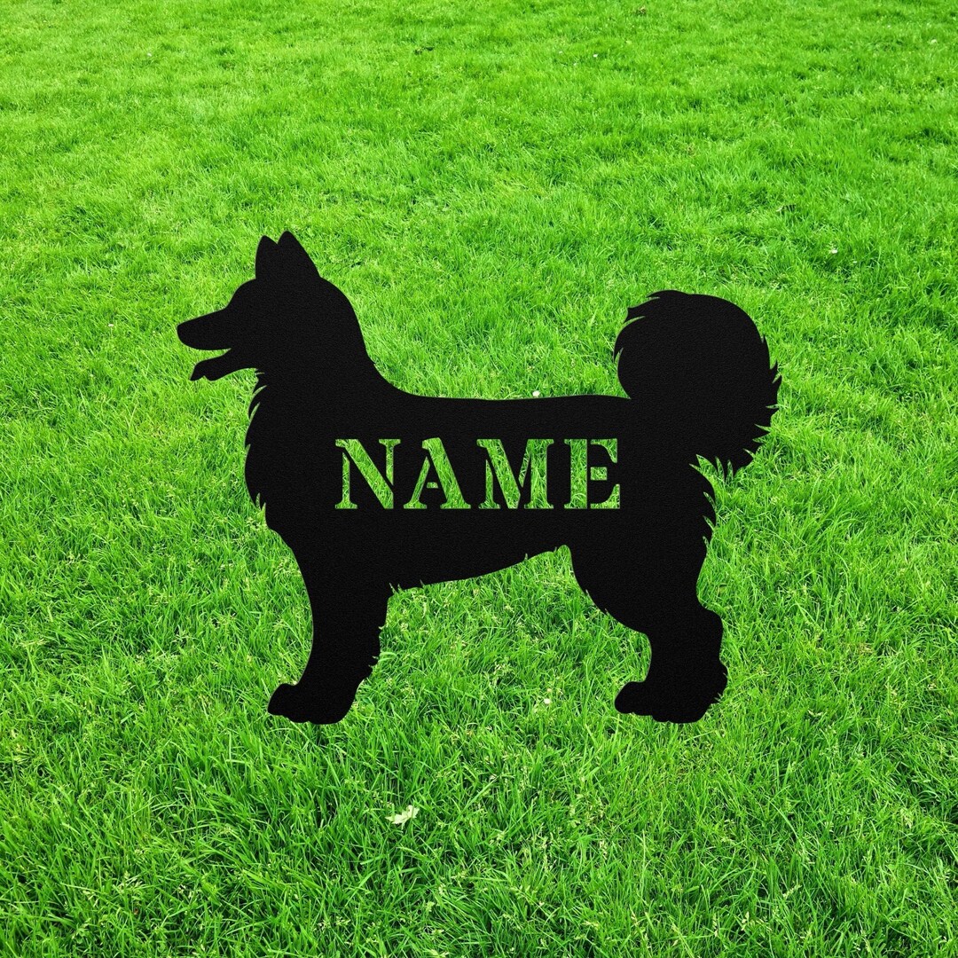 Personalized Pomsky Yard Statue Stake, Custom Dog Outdoor Garden Art ...