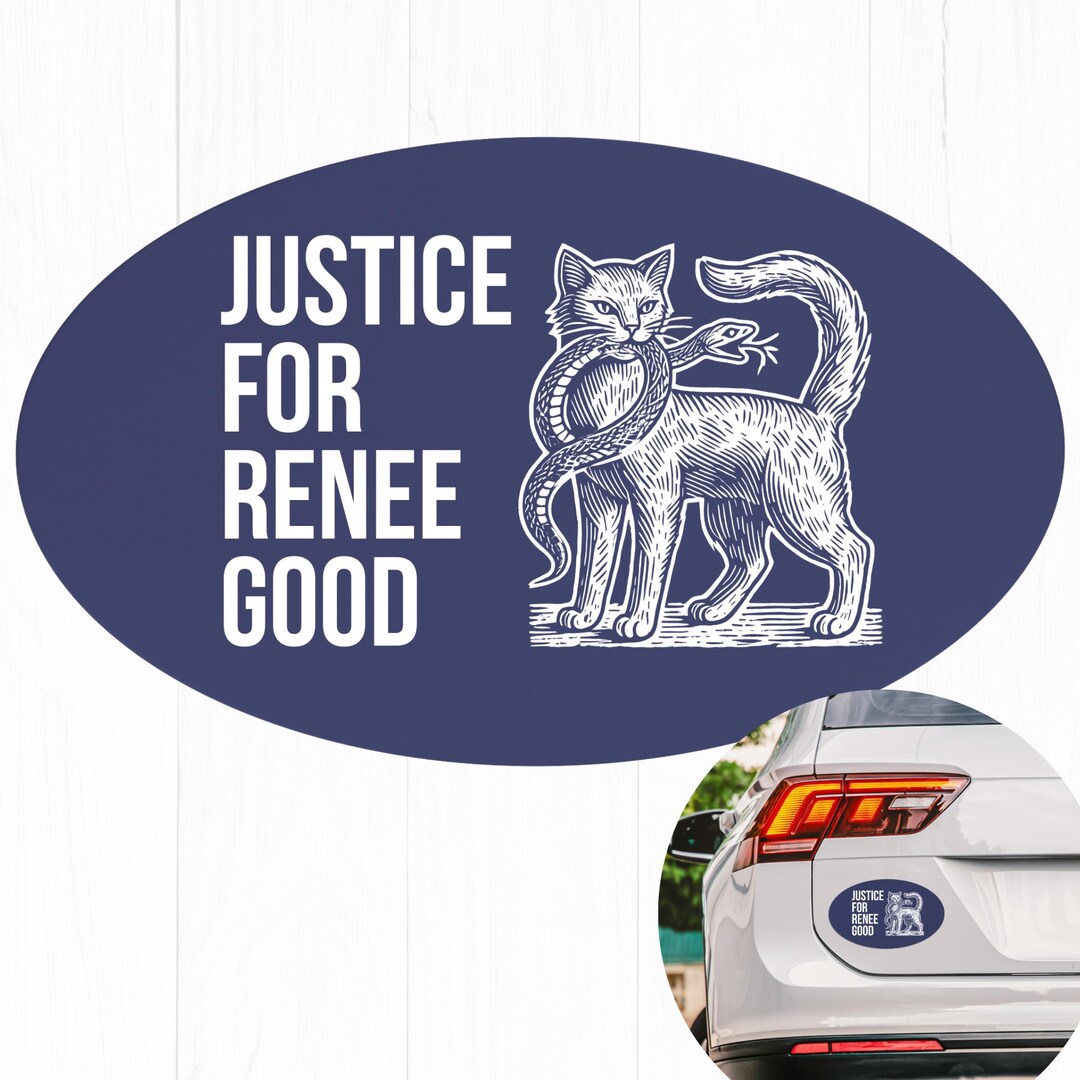 Justice for Renee Good Car Magnet Bumper Anti Trump Chinga La Migra ...