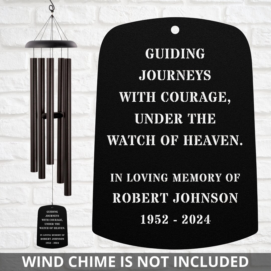Pilot Memorial Loss Wind Chime Sail Prayer Plaque Pilot Gift ...