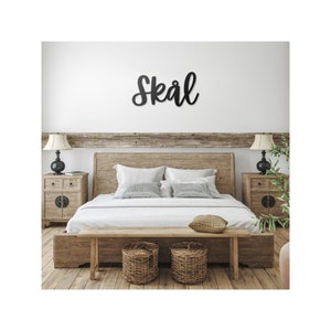 Skal, Scandinavian Sign, Cheers in Swedish Metal Sign, Norwegian ...