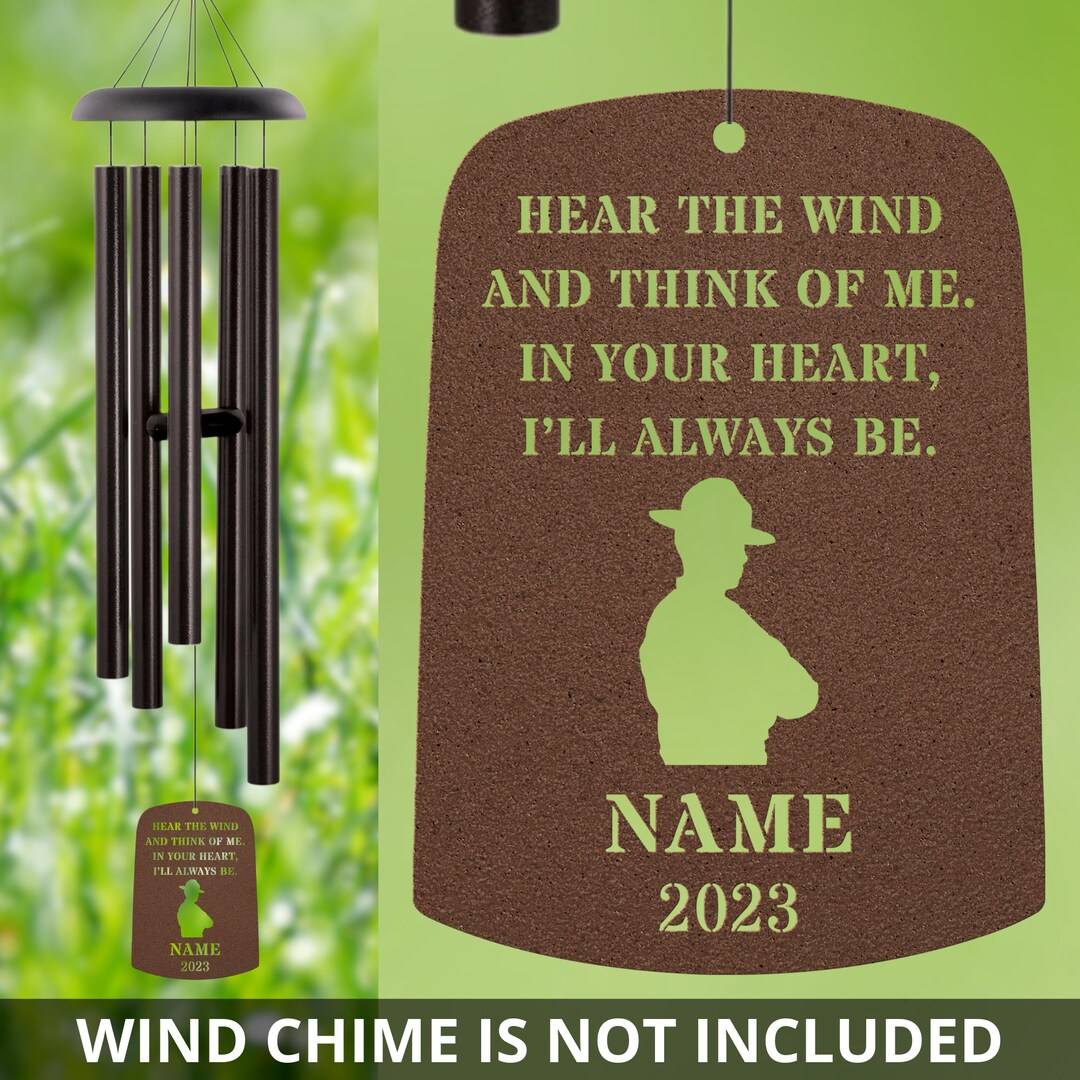 Police Wind Chime Sail Wind Chime Police Memorial Loss Gift Sympathy ...