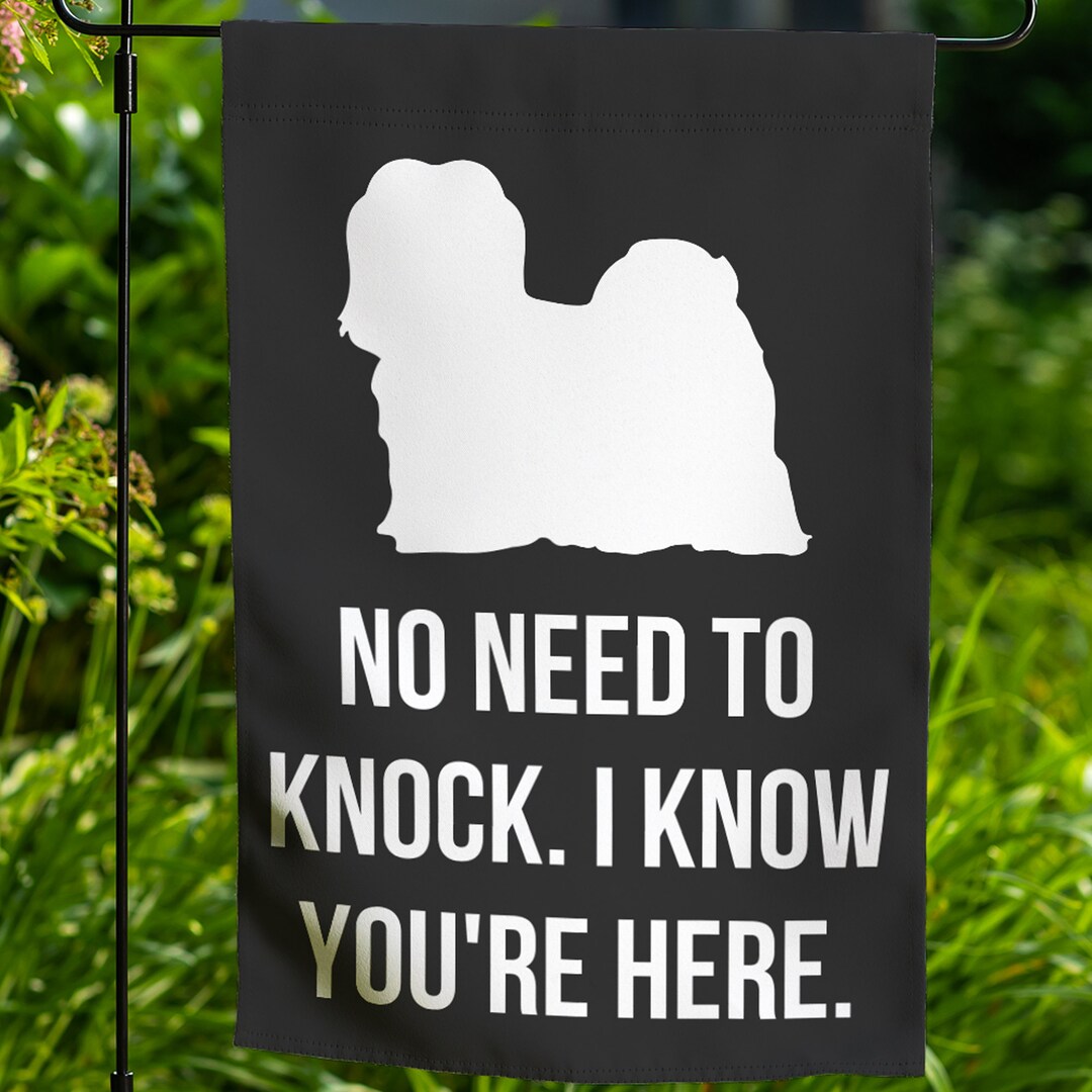 Lhasa Apso Garden Flag Yard Sign Art Banner Lhasa Apso Gift Lover ...