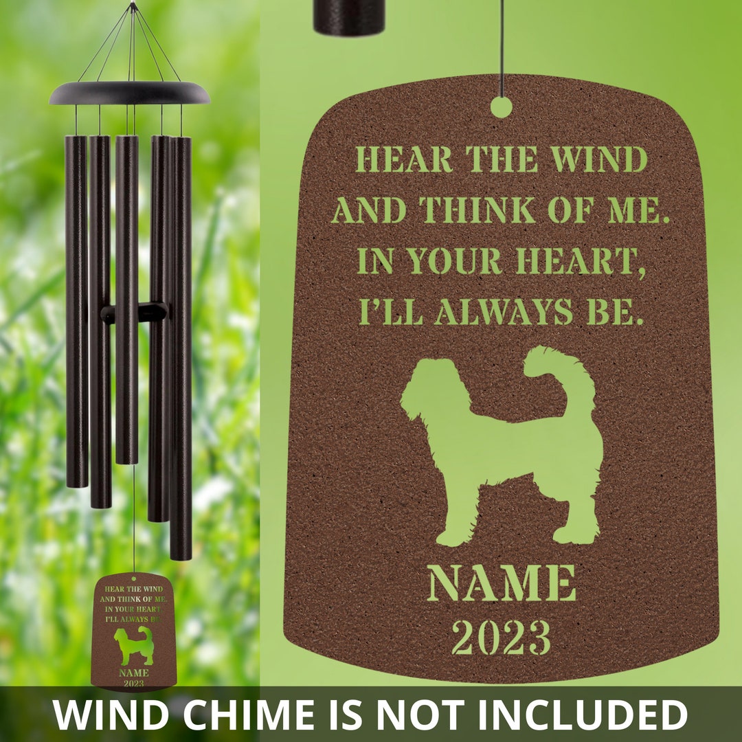 Labradoodle Wind Chime Sail Labradoodle Memorial Labradoodle Loss Gift ...