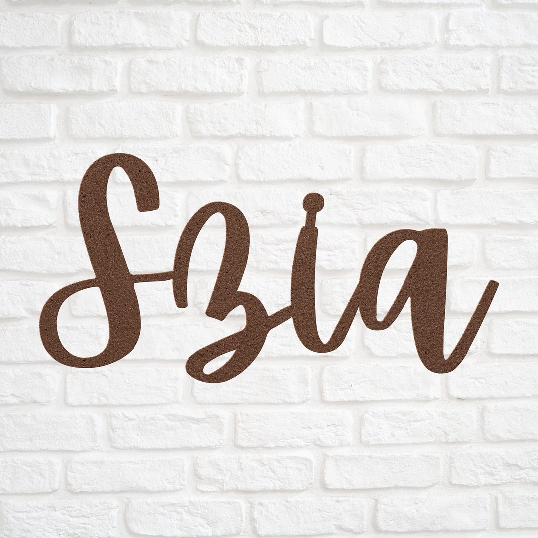 Szia Metal Sign Hungarian Wall Art Plaque Hungary Front Home Decor ...